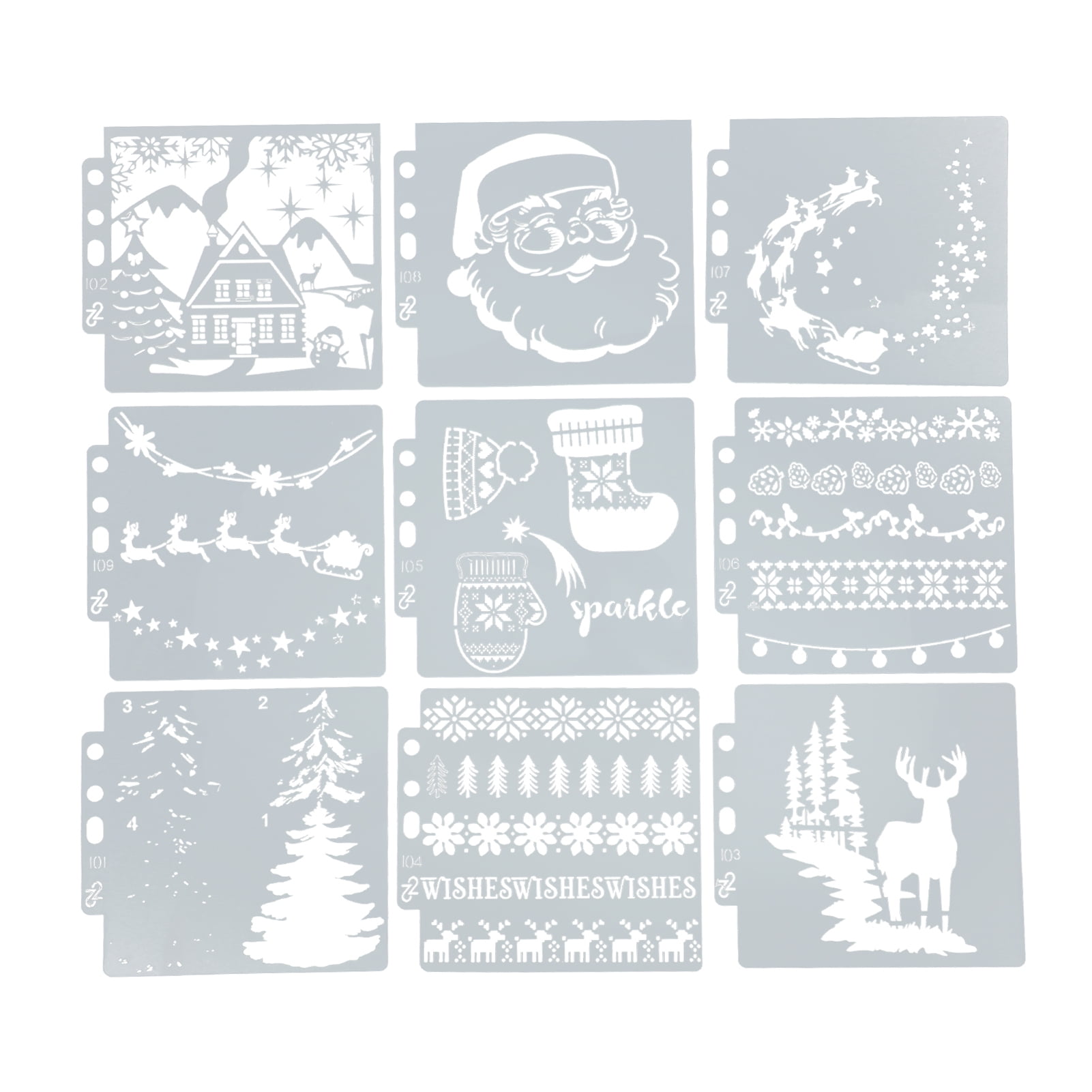Click here for Unbranded Stencil Template9pcs Stencils Diy Produc... prices