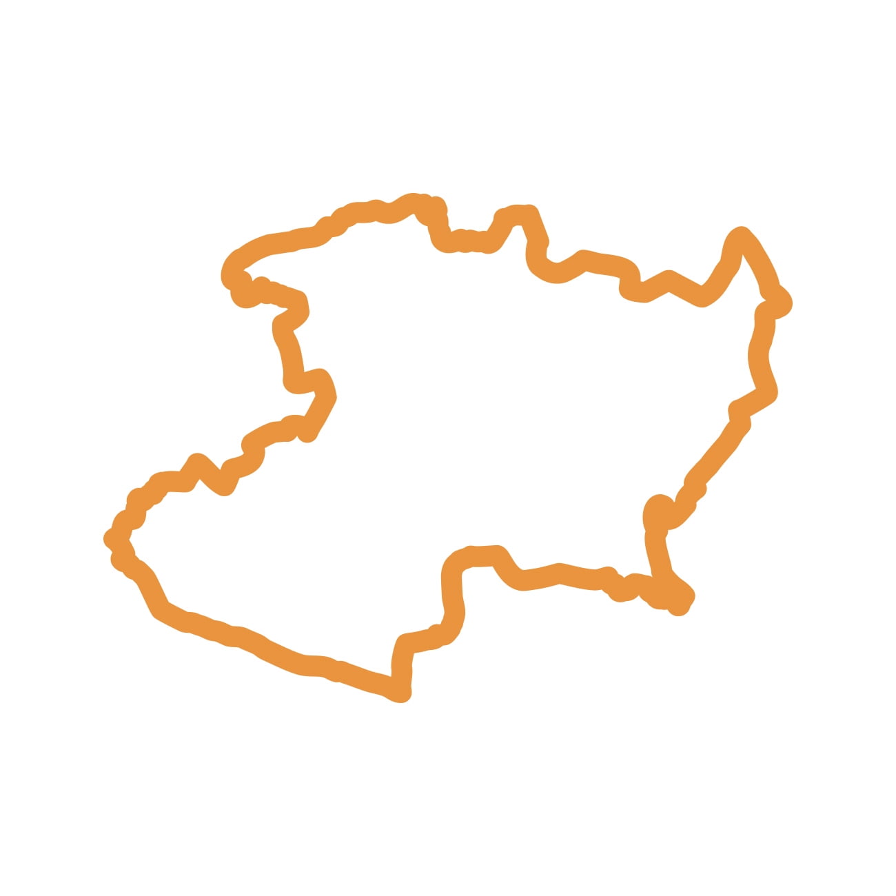 Michoacan State Shaped Sticker Decal Die Cut - Self Adhesive Vinyl ...