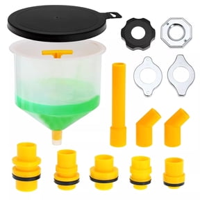 OEMTOOLS No-Spill Coolant Funnel Kit, 15 Piece Fluid & Oil Funnel Set ...