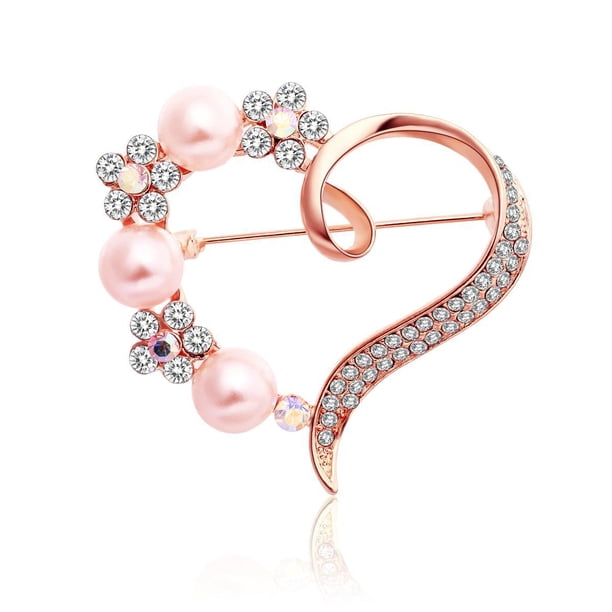Hongchun High-end pins, diamond-studded corsage, mother's day clothing ...