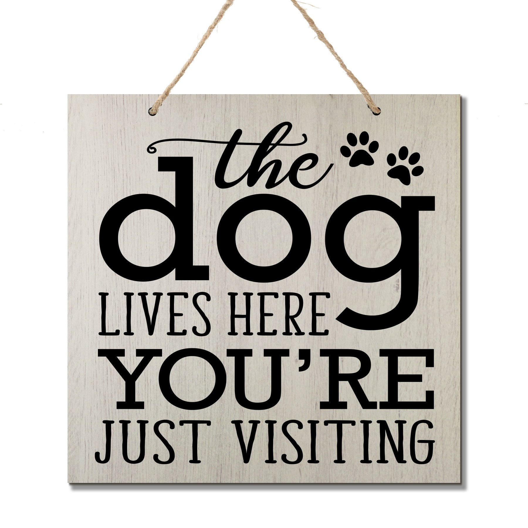 Engraved Memorial Dog Wall Sign The Dog Lives Here - Walmart.com