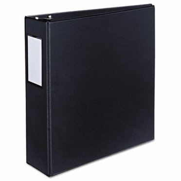 Avery See-Thru Binder with 1 inch Round Ring, Black (10852) - Walmart.com