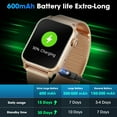 Xinyi 1.85-inch 600mAh large battery women's smart watch, suitable fits ...