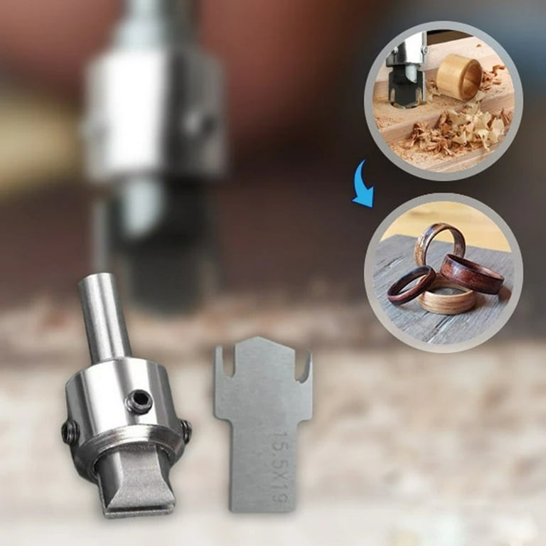 LNKOO Wooden Ring Drill Bit Set Multifunction Wooden Thick Ring Maker High Speed Steel Drill Wood Tools for Making Necklace Beads Pendants Bracelets Walmart