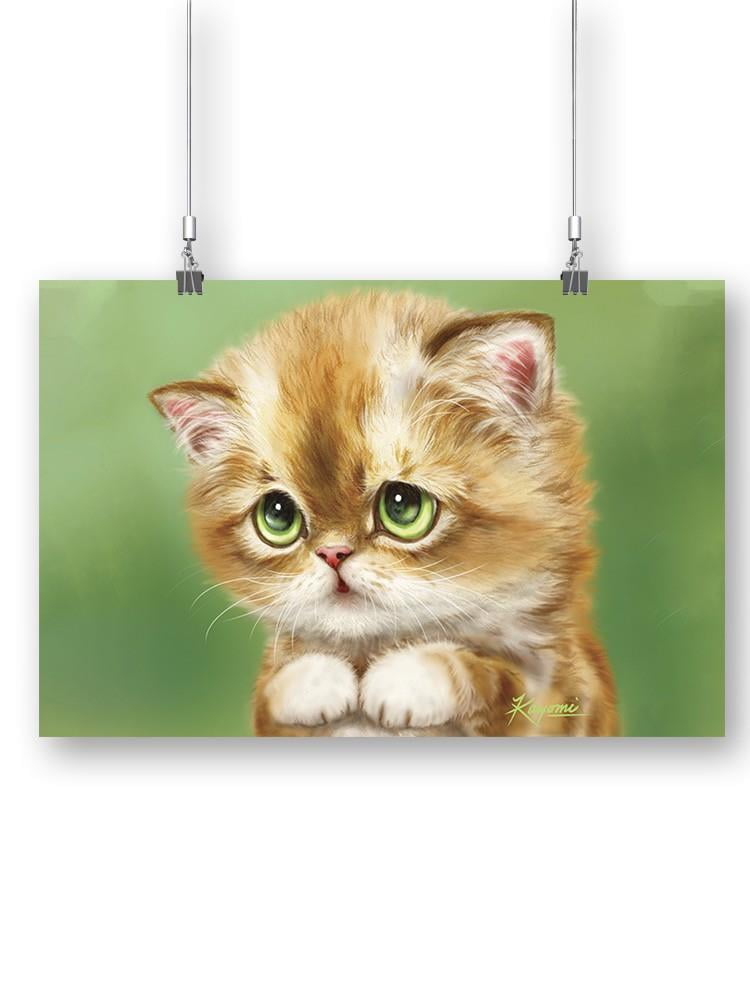 Ashamed Cat Poster - Kayomi Harai Designs, - Walmart.com