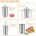 Meat Press Cooker, Stainless Steel Ham Maker, Ham Maker Meat Press for ...