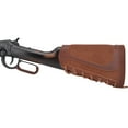 Leather Rifle Gun Buttstock Cheek Rest with Rifle Shell Holder for ...