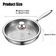 Titanium Hammered Pan Pro with Lid, Scratch-Resistant Non Stick ...