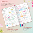 GoGirl, Weekly Planner, A5 Size, Goals Journal & Organizer - Walmart.com