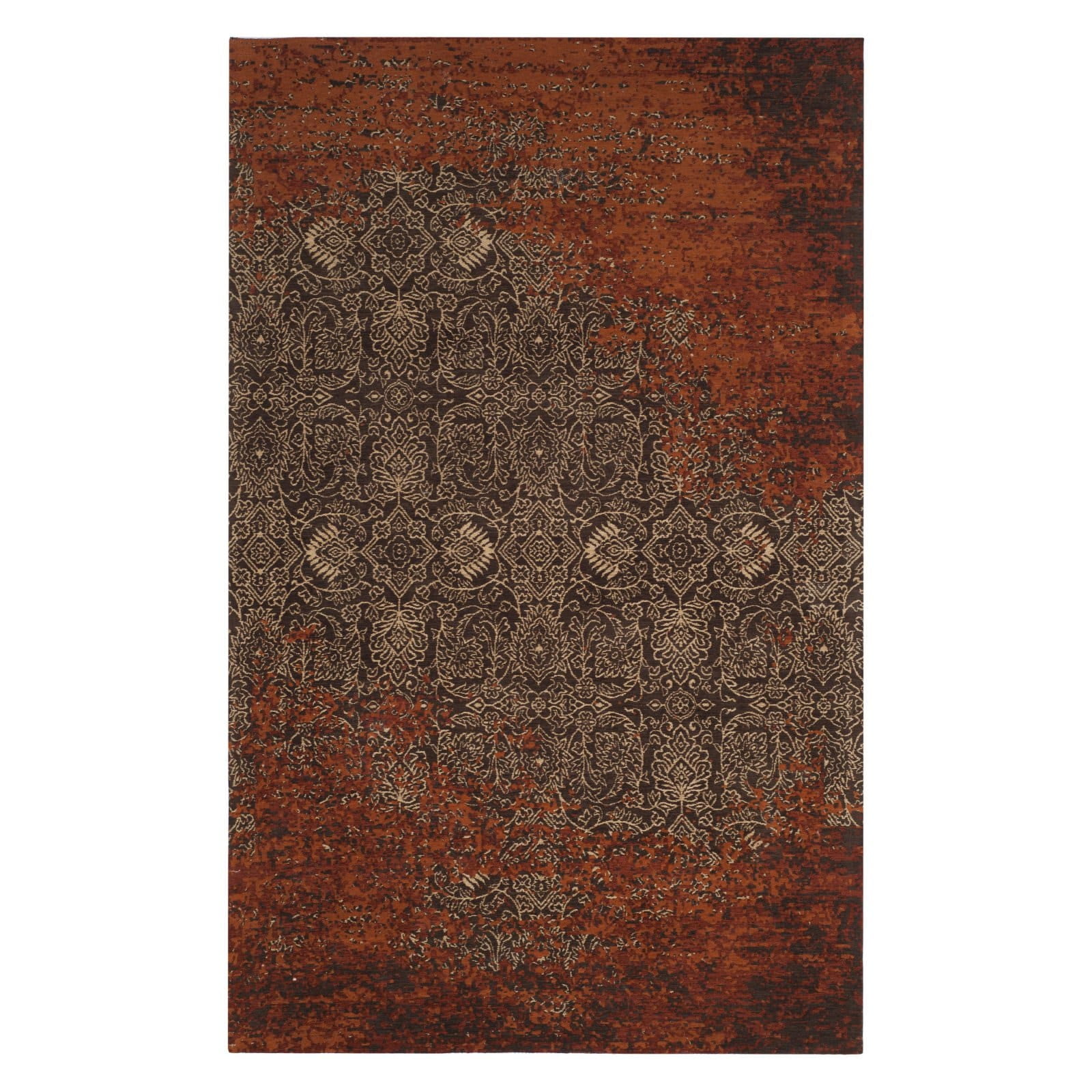 SAFAVIEH Classic Vintage Adelaide Abstract Area Rug, Rust/Brown, 4' x 6 ...