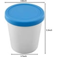 32 Oz Ice Cream Containers for Homemade, Ice Cream Containers with ...