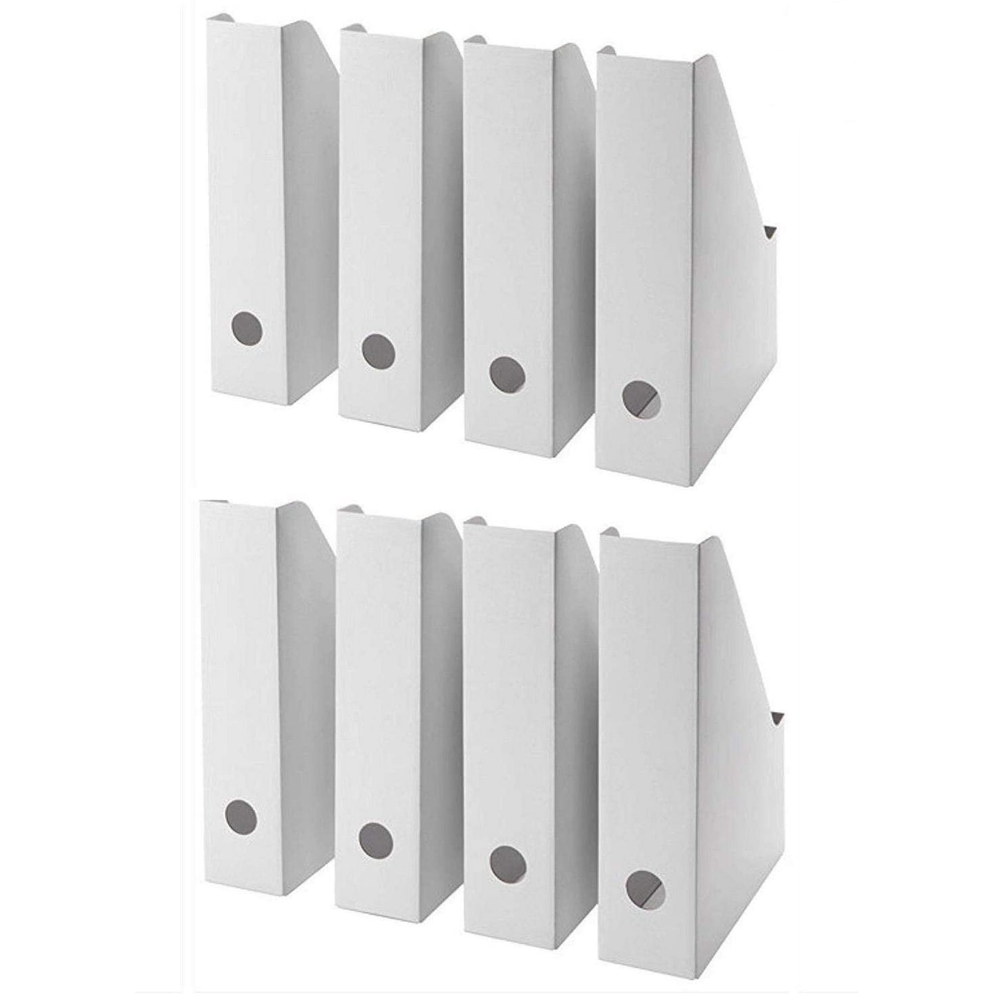 Click here for Riozev White Magazine File White - Set Of 8 prices