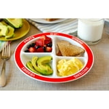 Choose MyPlate Portion Plate for Kids, Toddlers - Kids Nutrition Plates ...