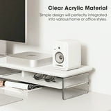 Free Shipping! Fenge Acrylic Monitor Stand Riser, 42.5 Inches Dual ...