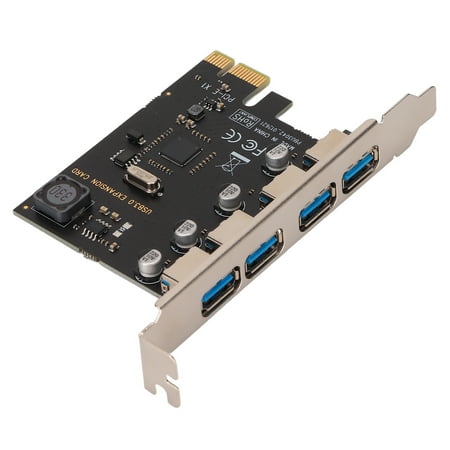PCI E Expansion Card, 5Gbps High Speed PCI E To USB 3.0 Expansion Card ...