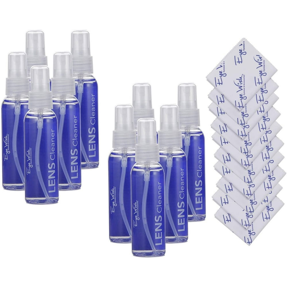Eyeglass Lens Cleaner Spray | 10 Pack of 2oz Glasses Cleaning Spray ... Eyeglass Lens Cleaner Spray | 10 Pack of 2oz Glasses Cleaning Spray ...