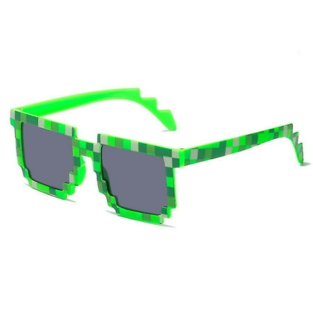 Kids Minecraft Mosaic Glasses Funny Pixel Glasses Eyeglasses Party ...