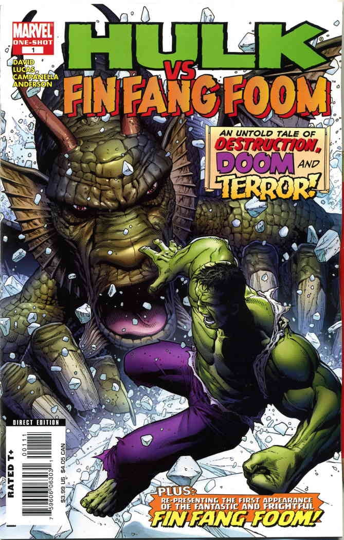 Hulk Vs. Fin Fang Foom #1 VF ; Marvel Comic Book - Walmart.com