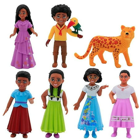 7pcs Disney Encanto Mirabel Madrigal Action Figures Toy Princess Model ...