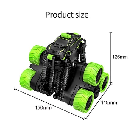 360 Degree Rotation Telescopic Deformable LED Road Toy Car Deformable ...