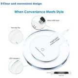 Wireless Charger for iPhone 7 Plus, Qi Wireless Charging Pad Wireless ...