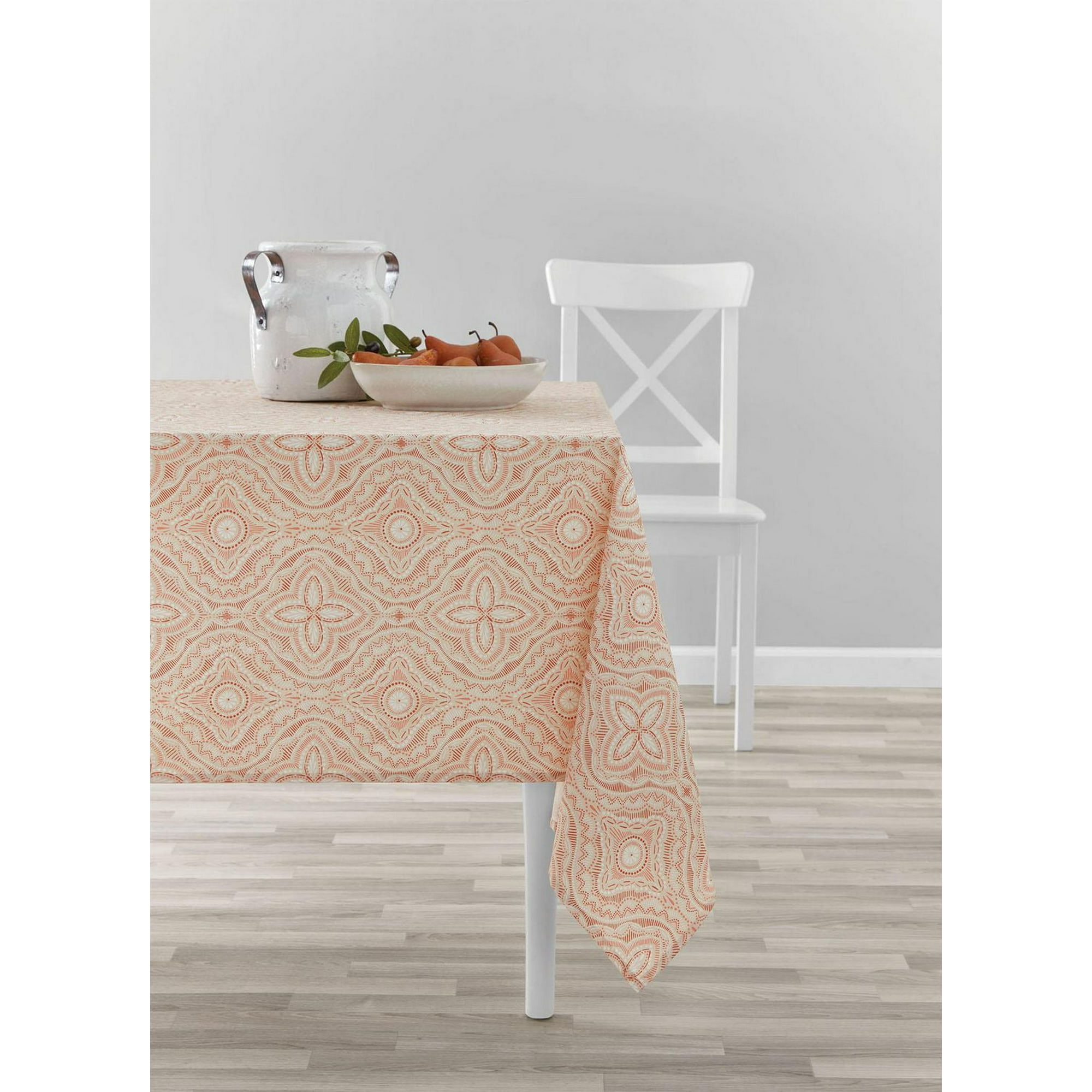 Click here for Mainstays Fabric Tablecloth 60 In X 102 In prices