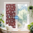 Christmas Privacy Window Film, Decorative Stained Glass Window Film ...