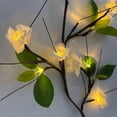 Cherry LED Tree Branch Lights for Wall, Cherry Blossom Willow Vine ...