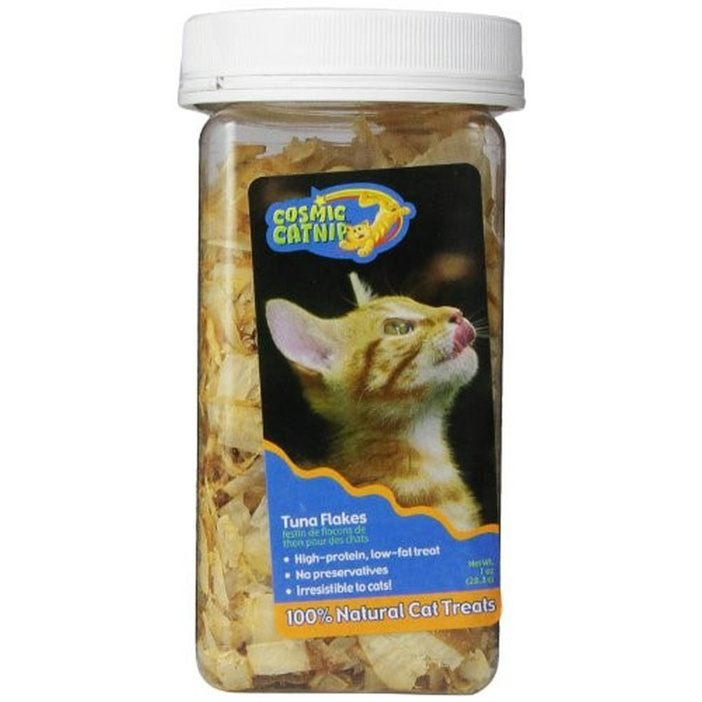Cosmic Pet Cosmic Catnip Tuna Flakes Cat Treats, 1 Oz - Walmart.com ...