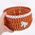 WHAMVOX Imitation Rattan Wicker Basket for Garden Planter Decorative ...