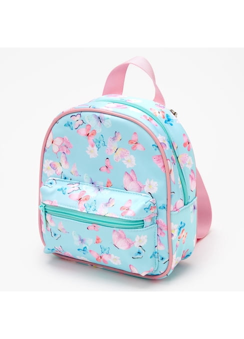 Pink Strawberry Faux Leather Mini Backpack Crossbody Bag with ...