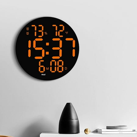 thinsony Wall Clock USB Powered Clock Digital Clock for Living Room ...