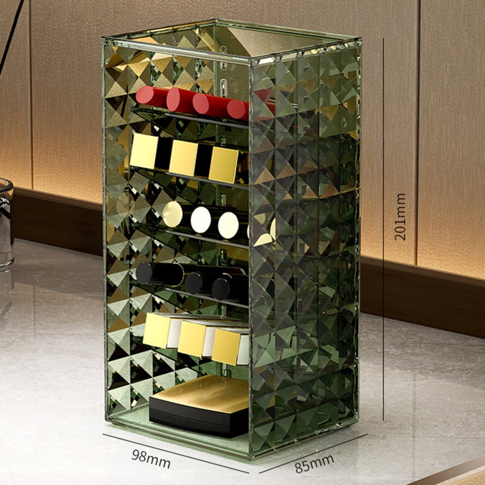 Clear Makeup Palette Organizer Divided Sections Stand Rack for Makeup ...