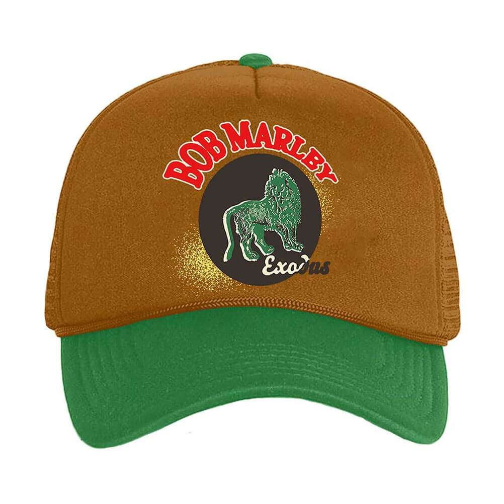 Reggae Legend Bob Marley Exodus Lion Mesh Baseball Cap - Iconic Hats ...