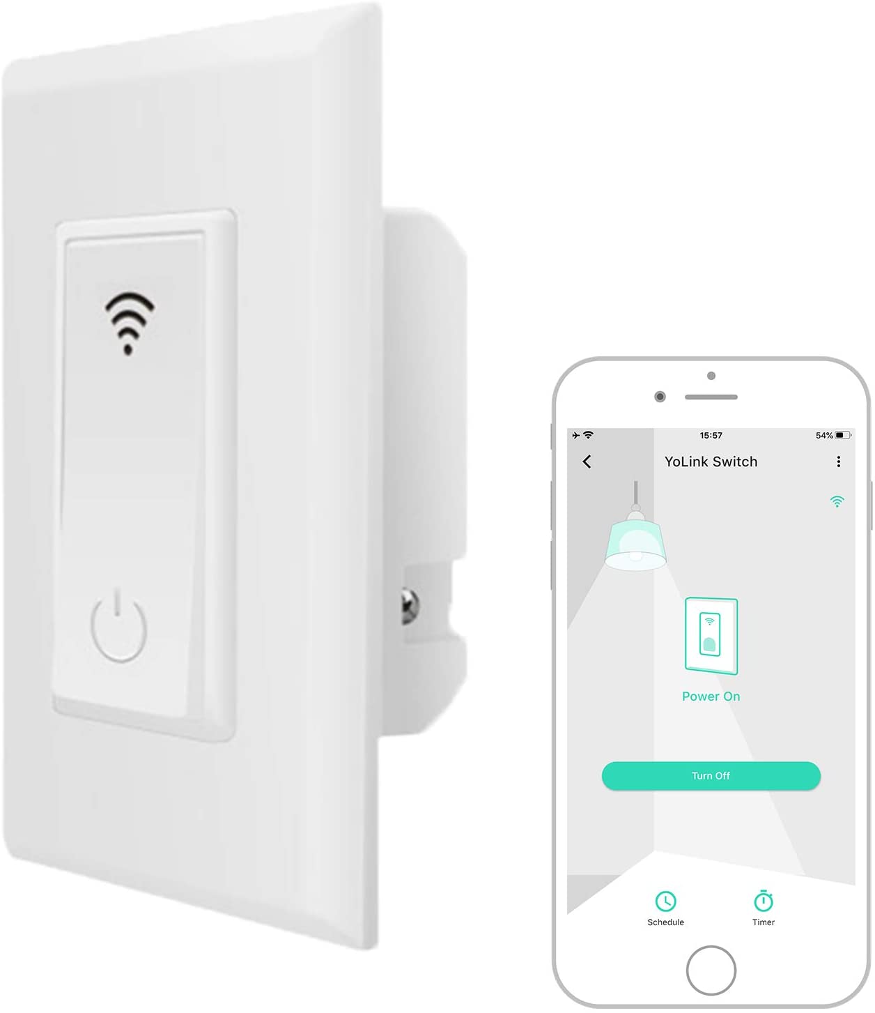 Switchmate Voice-Activated Wire-Free Smart Switch, No Hub Required ...