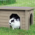 Indoor & Outdoor Small Animal Hideout Shelter for Rabbits and Guinea ...