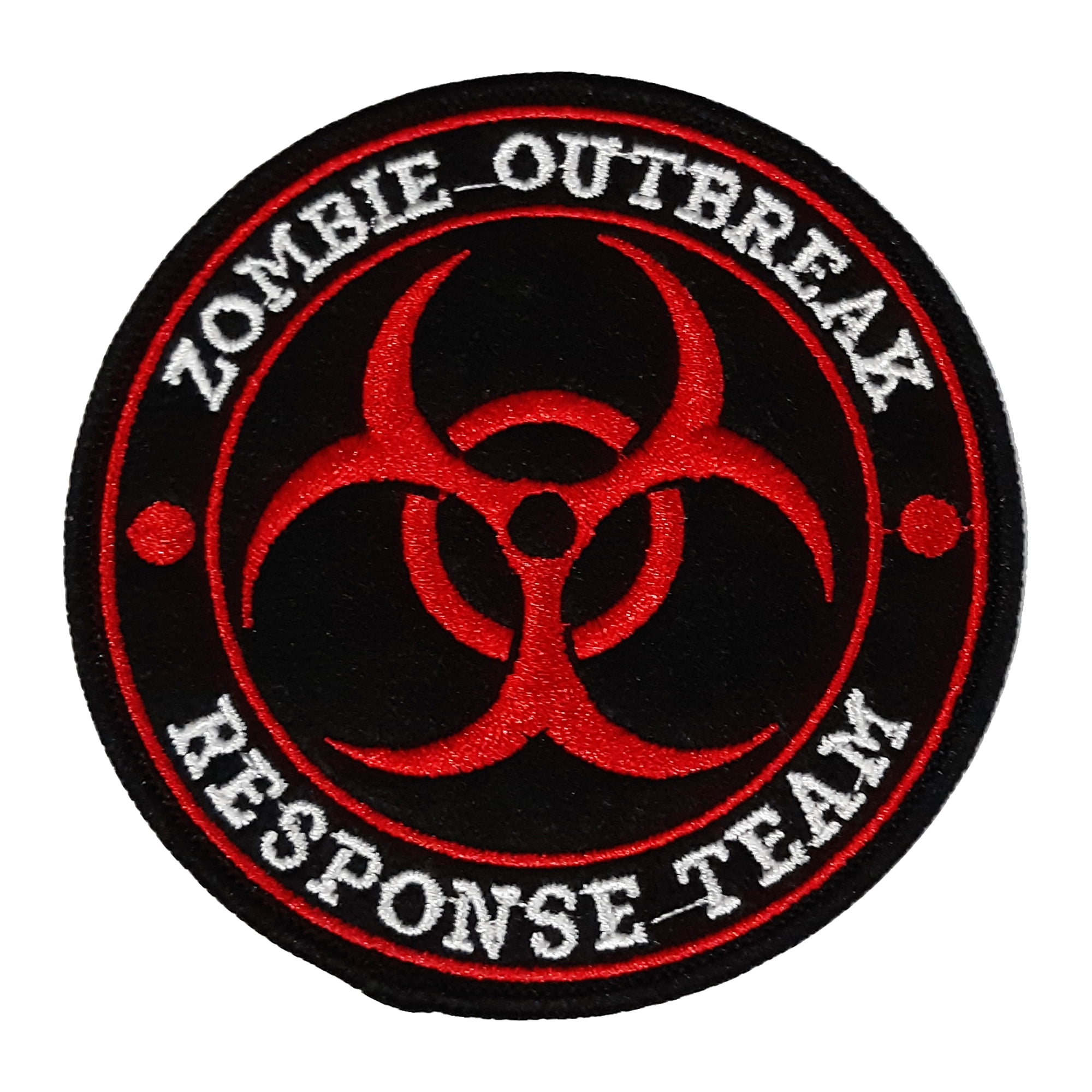 Zombie Outbreak Response Team Red Embroidered Patch Iron/Sew-On ...