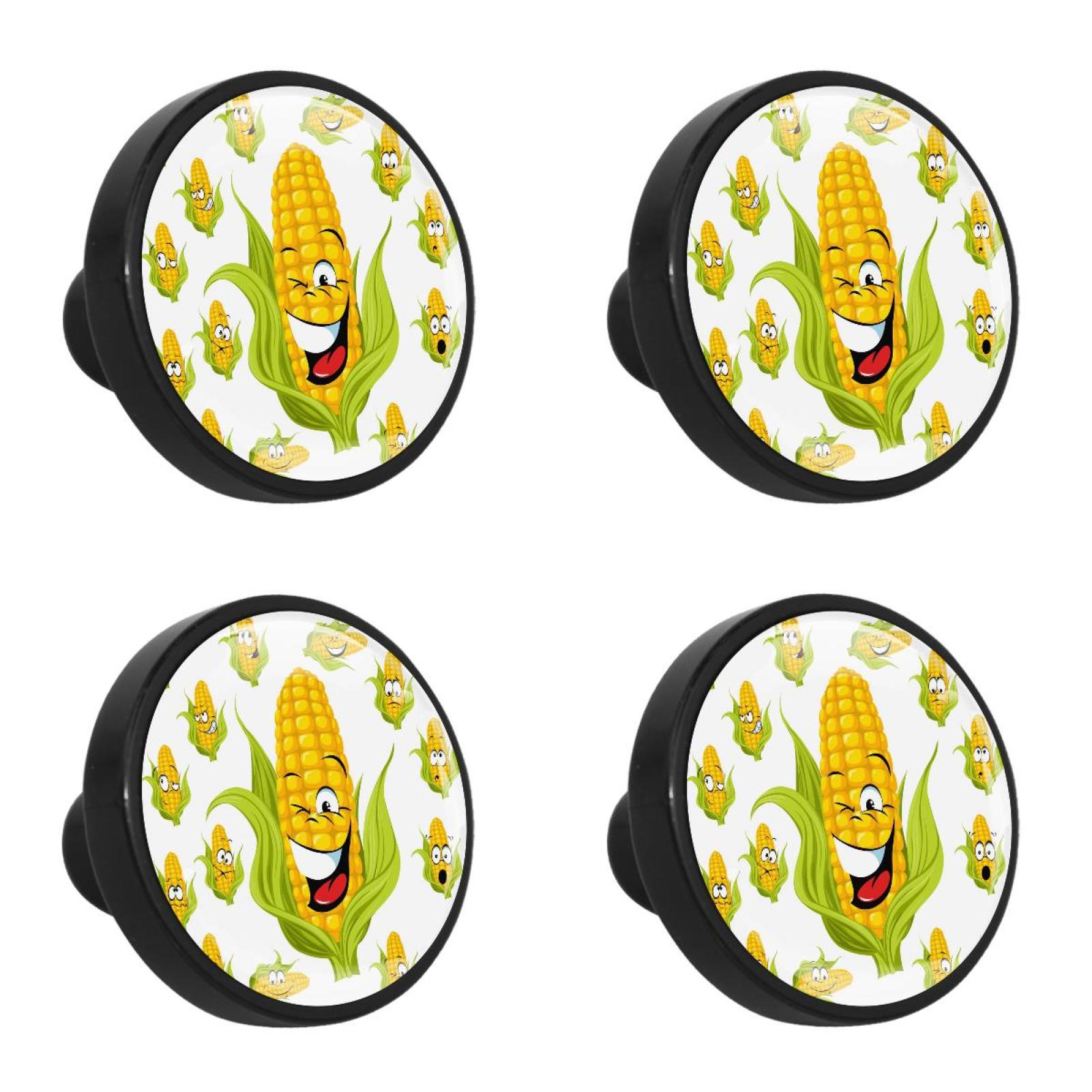 4 Pcs Corn Expression Knobs for Kitchen Cabinet Cupboard Dresser ...