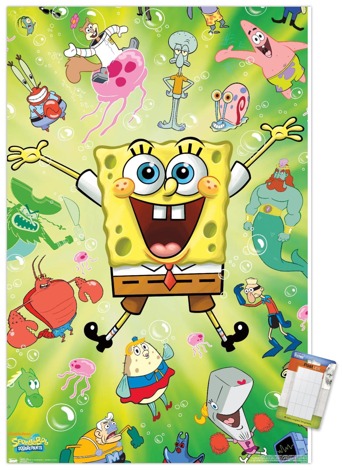 Nickelodeon Spongebob - Burst Wall Poster, 22.375" x 34" - Walmart.com