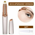 Upgraded Rechargeable Eyebrow Trimmer for Men & Women with LED, Rose ...