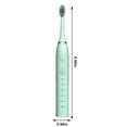 Czzoypi Electrics Toothbrush for Adults With 6 Brush Heads 5 Cleaning ...