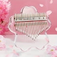 Cherry Blossom Crystal Kalimba - Transparent Cherry Blossom Thumb Piano ...