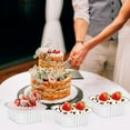 5oz Mini Cake Tins With Lids 40 Pack, Aluminum Foil Muffin Pans Cupcake ...