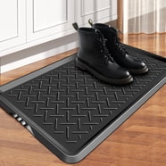 All Weather Boot Tray - Small Water Resistant Plastic Utility Shoe Mat ...