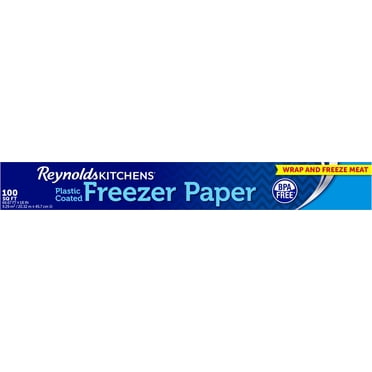 Reynolds Kitchens Durable Freezer Paper, 50 Sq Ft Roll - Walmart.com