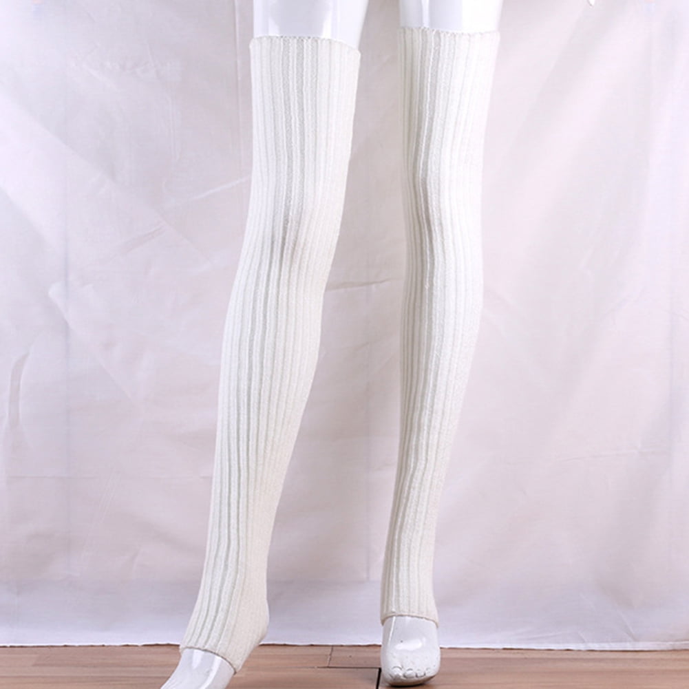 Sunjoy Tech 31 5 Inch Length Leg Warmers Knit Over The Knee Extra Long