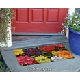 Toland Home Garden Zippy Zinnias Doormat - Walmart.com