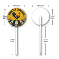 Eveokoki Rooster Crossing Sign With Stake For Neighborhoods Yard ...