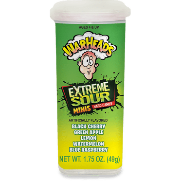 Warheads Extreme Sour - Single Box - 10 Freezer Popsicles - Flavors ...