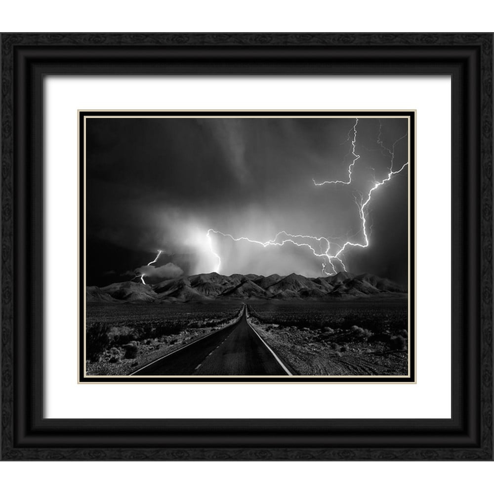 Depaepe, Yvette 14x12 Black Ornate Wood Framed with Double Matting ...